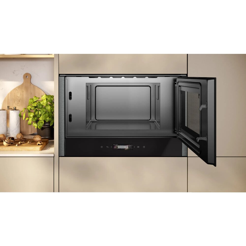 Neff NR4WR21G1B N70 Built-In Microwave, Graphite Grey | Marks Electrical