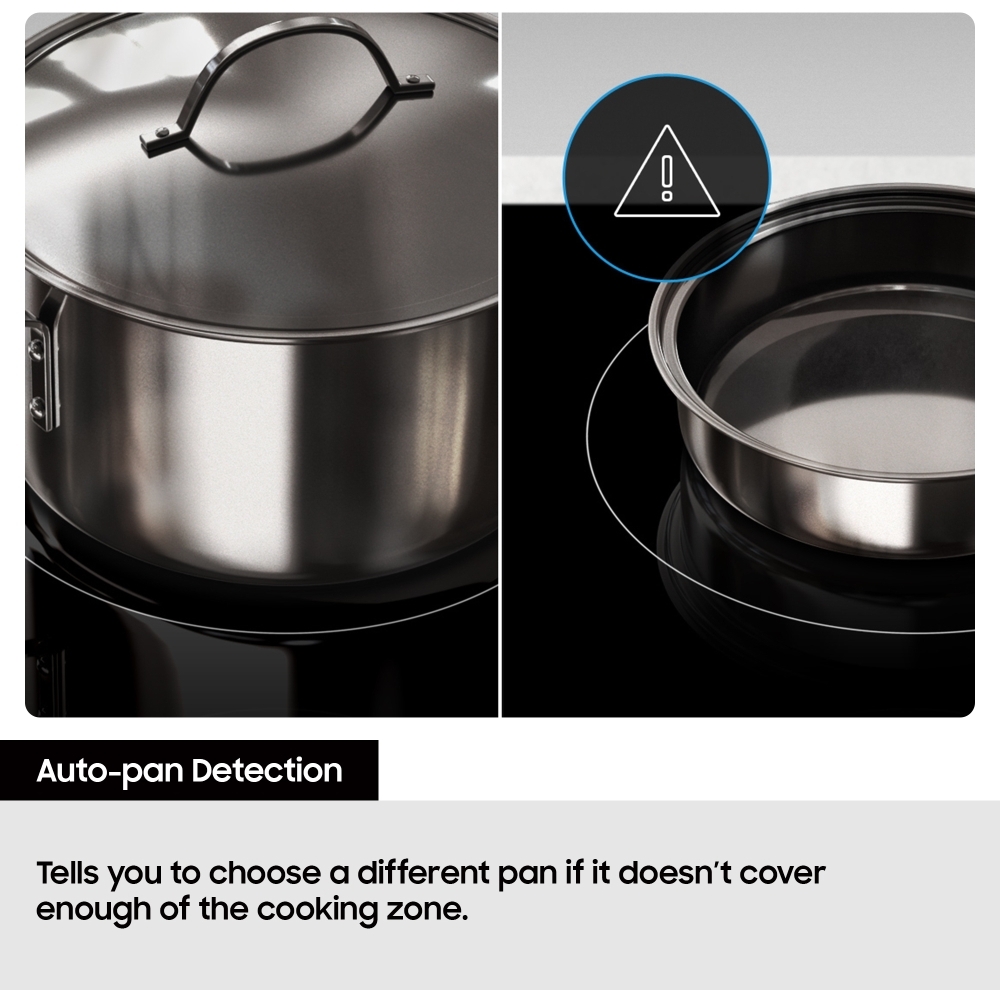 Samsung NZ84C6058FK Series 6 80cm Induction Hob, Black | Marks Electrical