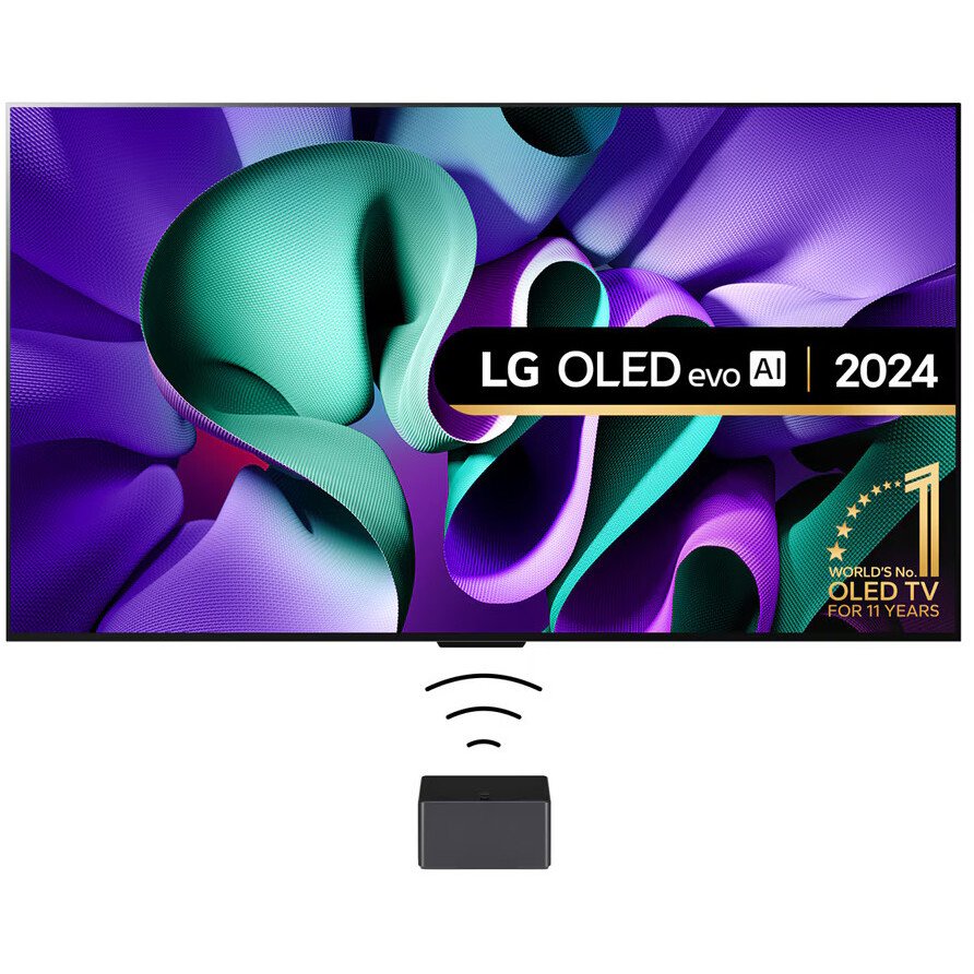 LG OLED97M49LA 97" OLED evo M4 Smart TV, 4K Ultra HD, Silver, G Rated (OLED97M49LA.AEK) | Marks ...