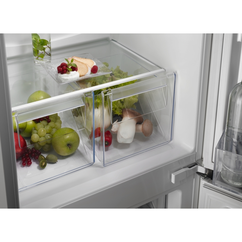 AEG OSC5S185ES Low Frost Integrated Fridge Freezer, Sliding Hinge, 50/ ...
