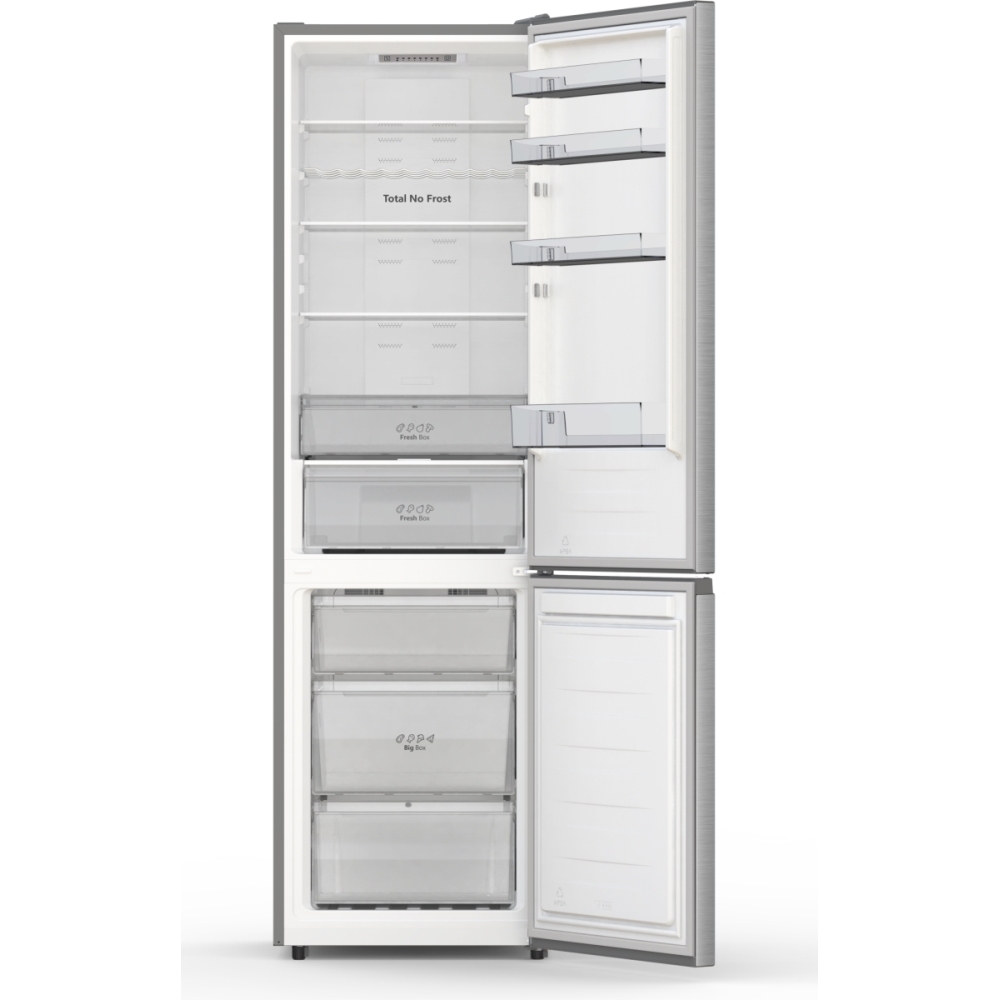 Hisense RB440N4ACA Total No Frost Fridge Freezer, 70/30, Stainless ...