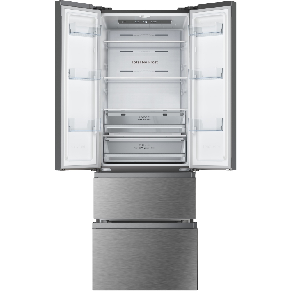 Hisense RF632N4BCE American Fridge Freezer, Non-Plumbed, Stainless Steel, E Rated | Marks Electrical