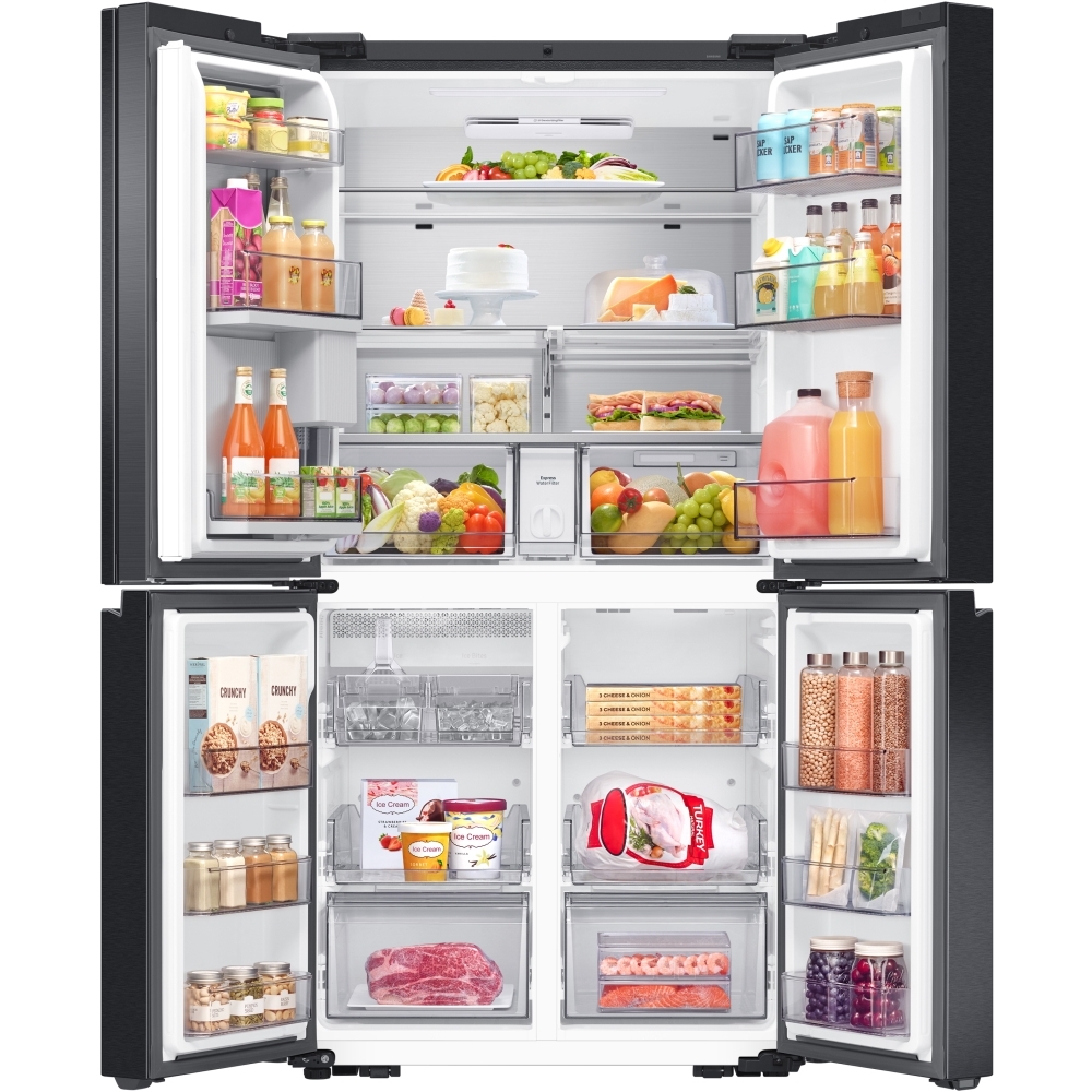Samsung RF65DG9H0EB1 Family Hub AI Vision Inside American Fridge ...