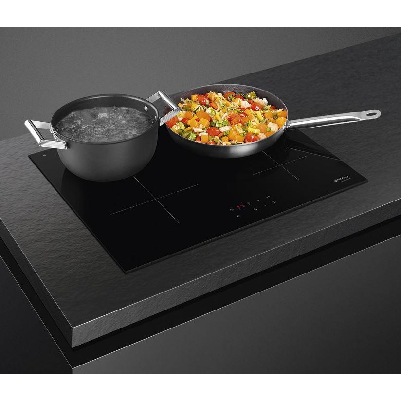 Smeg SI2641D 60cm Induction Hob, Black | Marks Electrical
