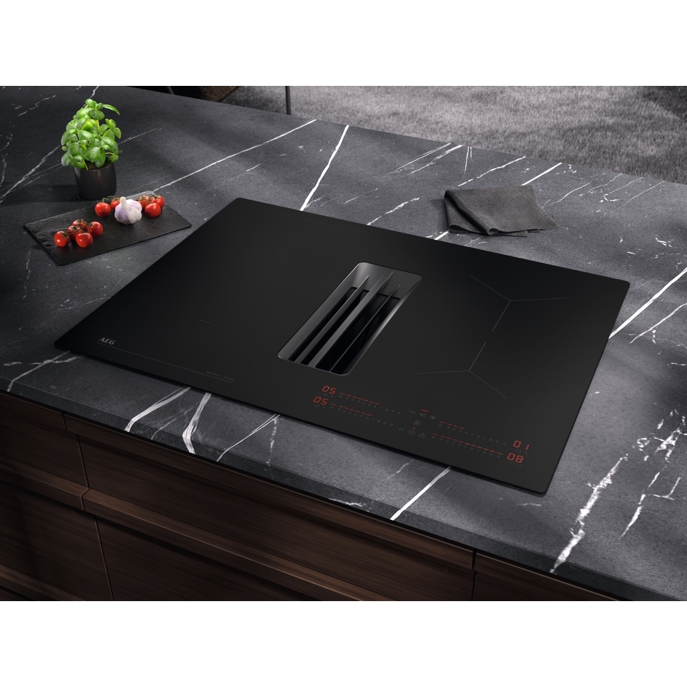 AEG TCH74B01CB 70cm Vented Hob, Black, A+ Rated | Marks Electrical