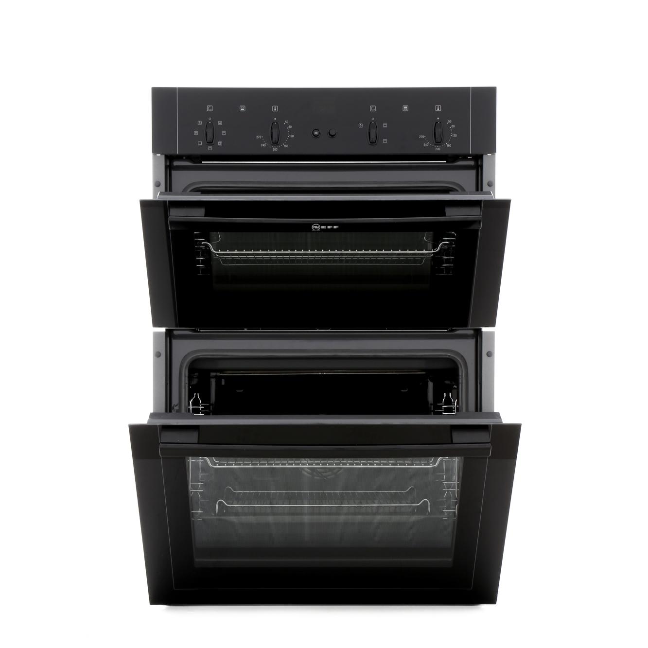 Buy Neff U14M42S5GB Double Built In Electric Oven - Black | Marks ...