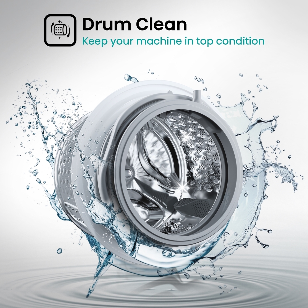 Hisense WFQA8014EVJM 3 Series Washing Machine, 8kg, 1400 Spin, White, A ...