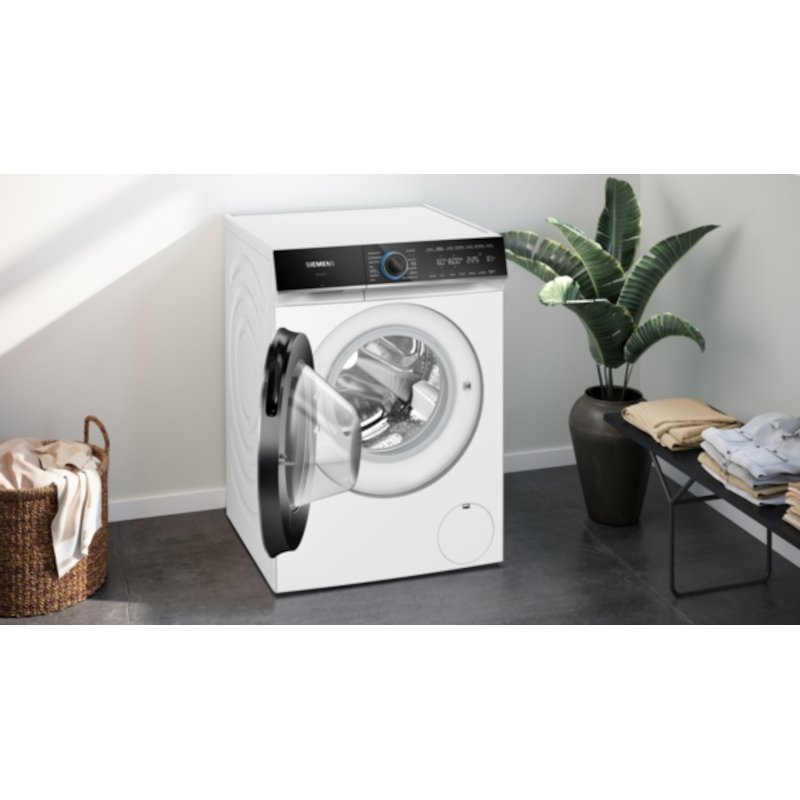 Siemens WG56B2A2GB iQ700 Washing Machine, 10kg, 1600 Spin, White, A ...