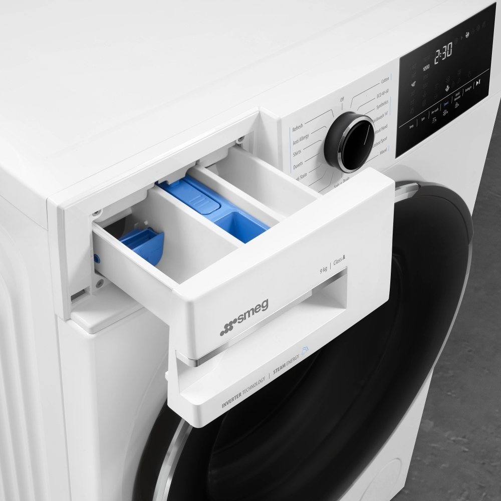 Smeg WNP96SEAUK Washing Machine, 9kg, 1600 Spin, White, A Rated | Marks ...