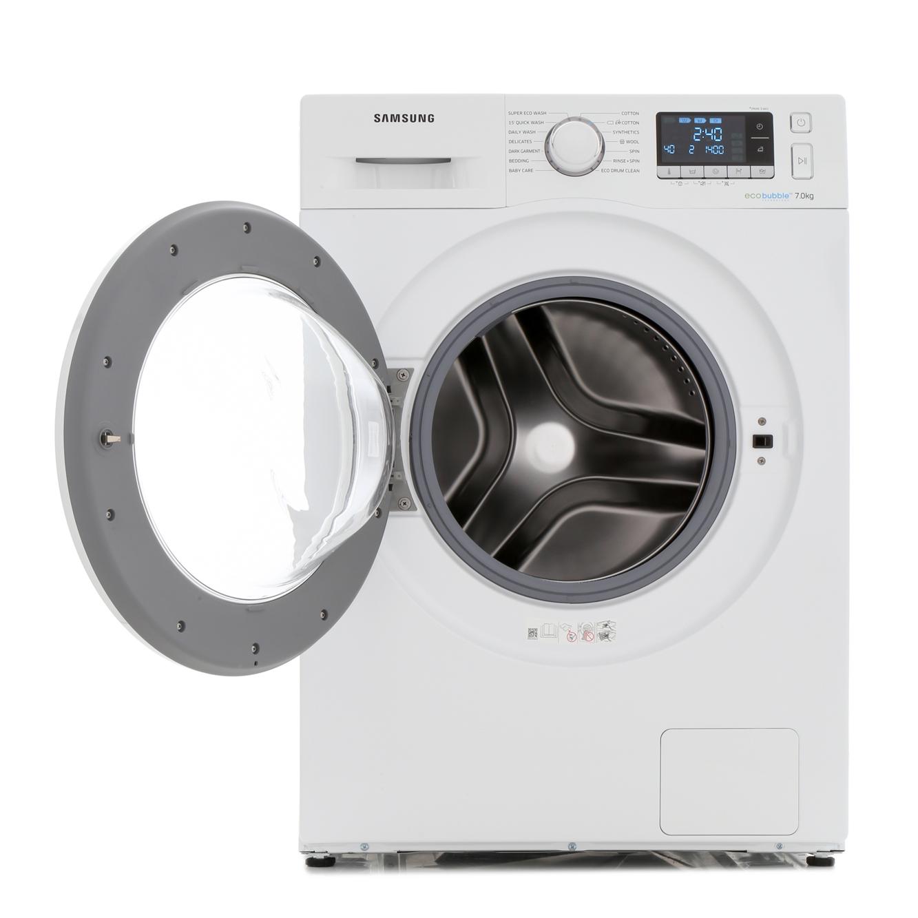 Buy Samsung 7kg WW70J5556MW Washing Machine With Ecobubble Technology ...