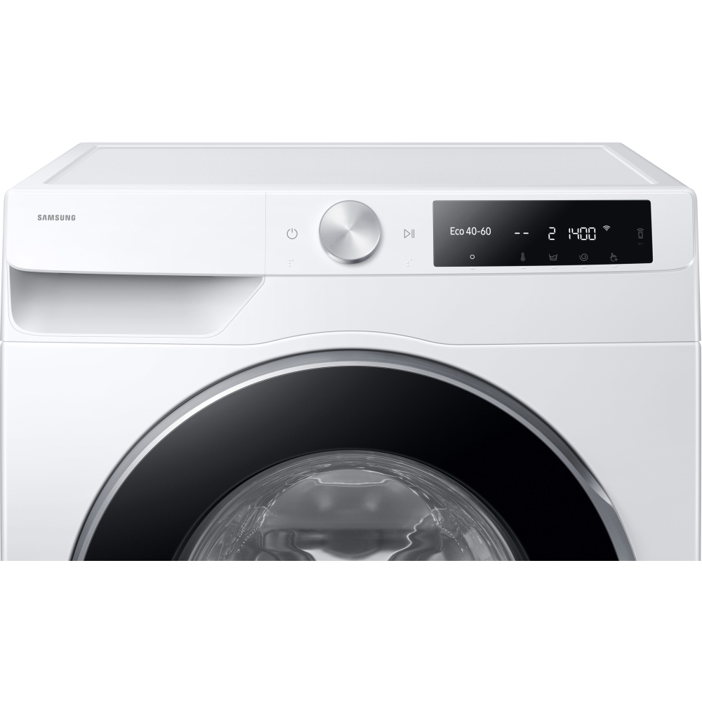 Samsung WW90DG6U25LEU1 Series 6 Washing Machine, 9kg, 1400 Spin, White ...