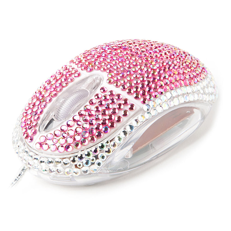 Computer Mouse - Diamante Pink - Buy from Prezzybox.com
