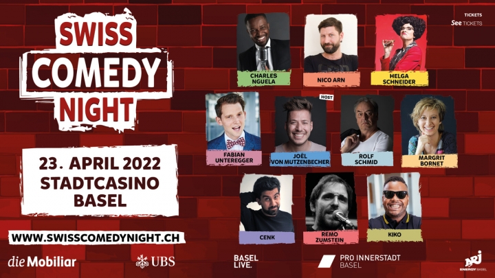 Swiss Comedy Night 2022 - Sa. 23.04.2022 - Basel | Tickets | starticket.ch