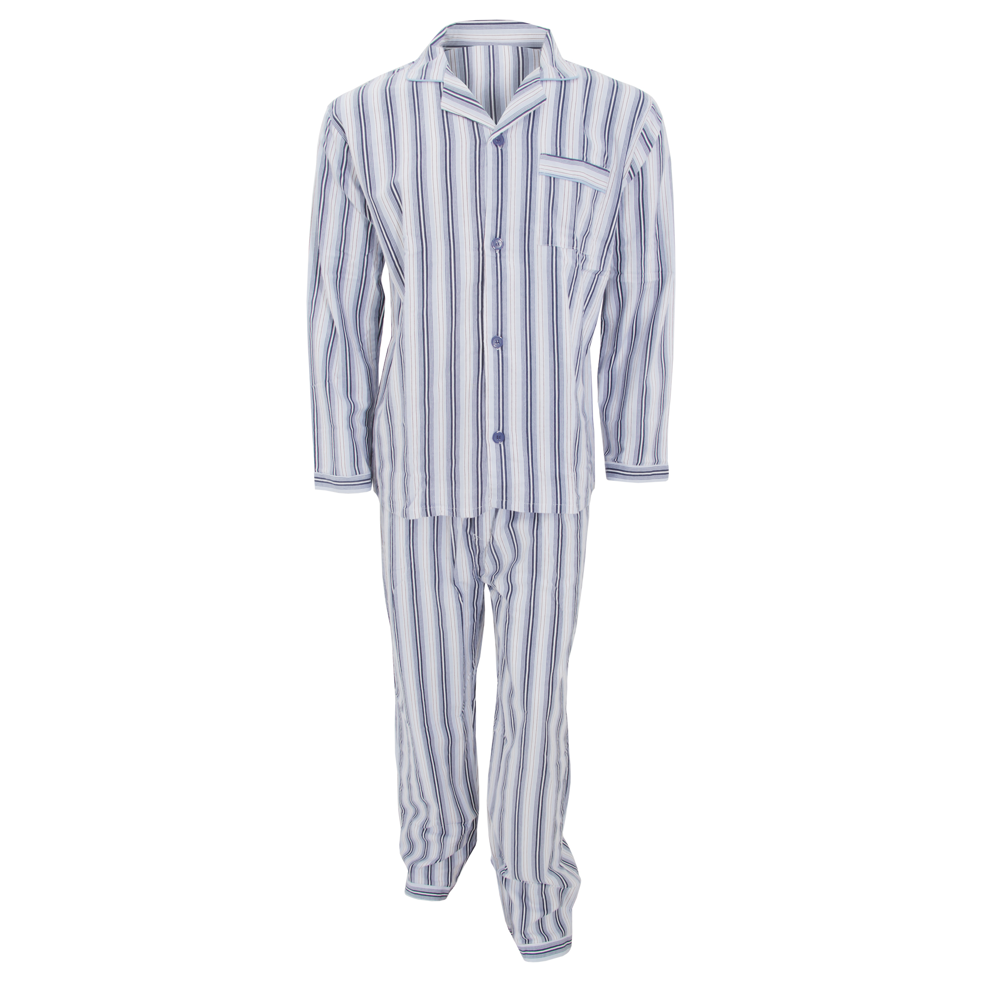 Ensemble de pyjama rayé en flanelle - Homme