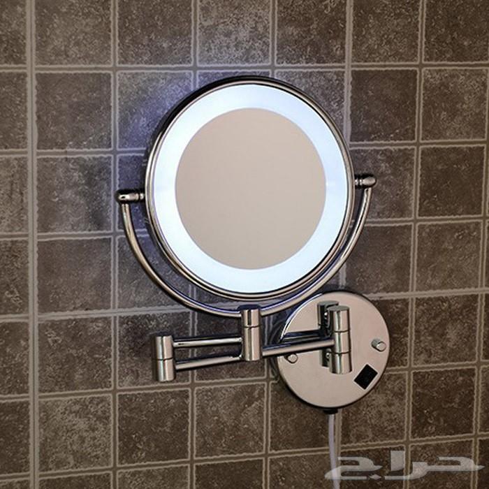 مراية مودرن مع اضاءة Led من الجهتين سوق كلشي أونلاين
