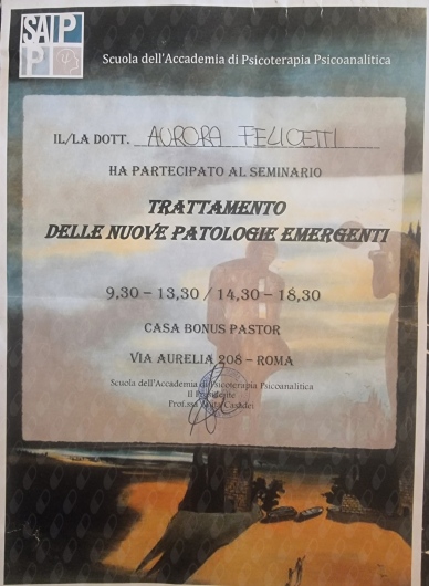 Dott.ssa Aurora Felicetti, psicologa, Psicologa clinica, psicoterapeuta - Prenota online ...