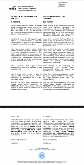 Dott.ssa Maria Teresa Cusumano, psicologo clinico, psicologo - Prenota online | MioDottore.it