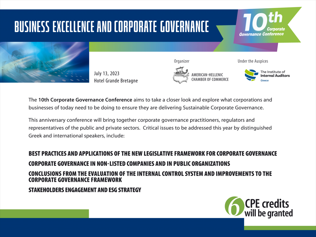 10th CORPORATE GOVERNANCE CONFERENCE