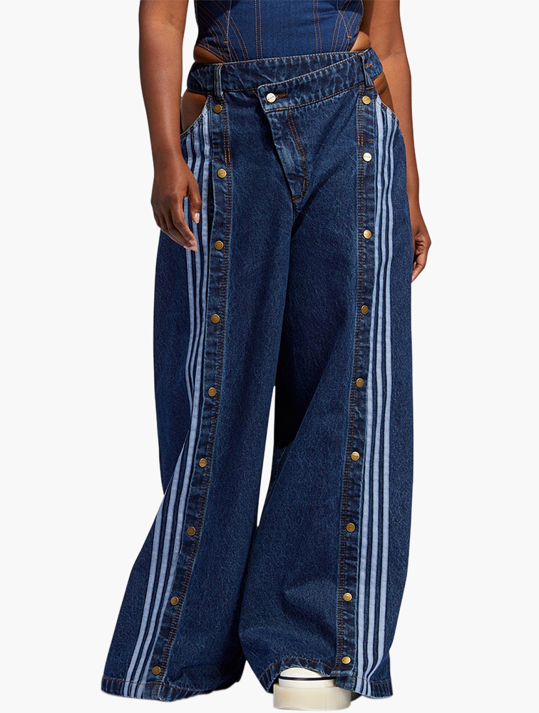 MyRunway | Shop adidas Performance Dark Denim Ivy Park Wide Leg Pants for Women from MyRunway.co.za