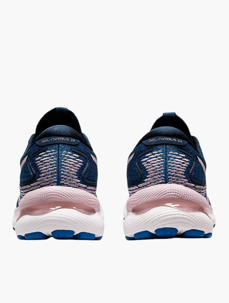 MyRunway | Shop Asics French Blue & Barely Rose Gel-Nimbus 24 Trainers ...