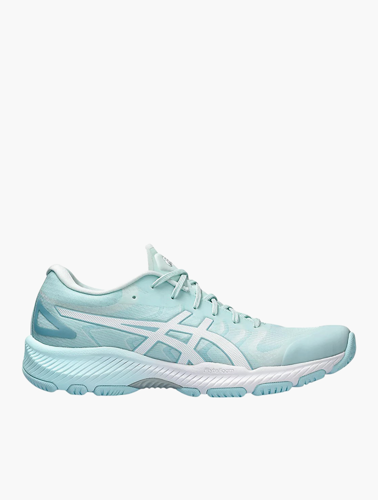 MyRunway | Shop Asics Aquamarine & White Netburner Professional Ff 3 ...