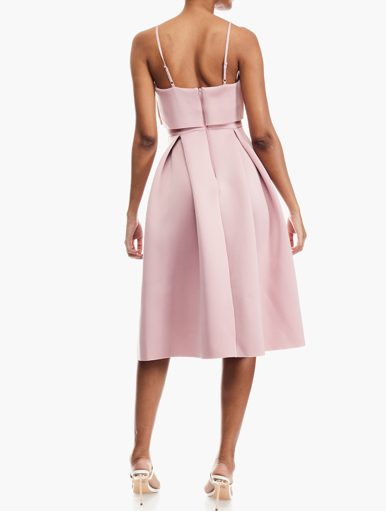 MyRunway | Shop ASOS Pink Pleated Midi Dress for Women from MyRunway.co.za