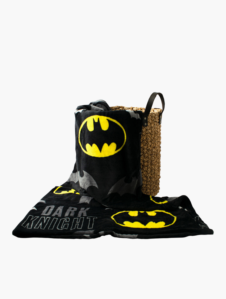 MyRunway | Shop Batman Black Batman Flannel Throw for Kids from ...