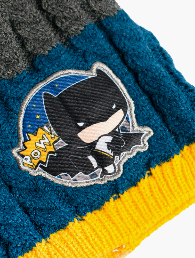 MyRunway | Shop Batman Baby Boys Batman Blue Multi Beanie & Mitten 2 ...