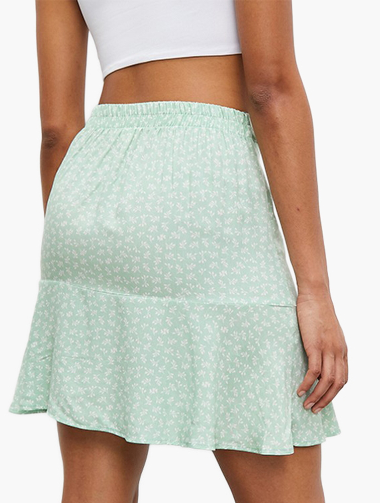 MyRunway | Shop Blake Core print aline skirt - greenleaf for Women from ...
