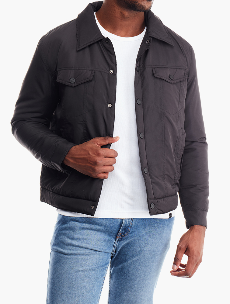 MyRunway | Shop Brave Soul Black Button Up Jacket for Men from MyRunway ...