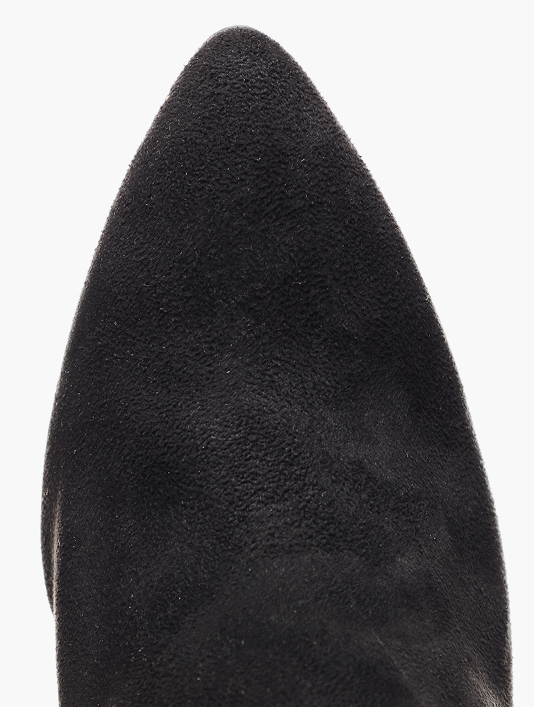 MyRunway | Shop Call It Spring Black Liivi Textile Heeled Ankle Boots ...