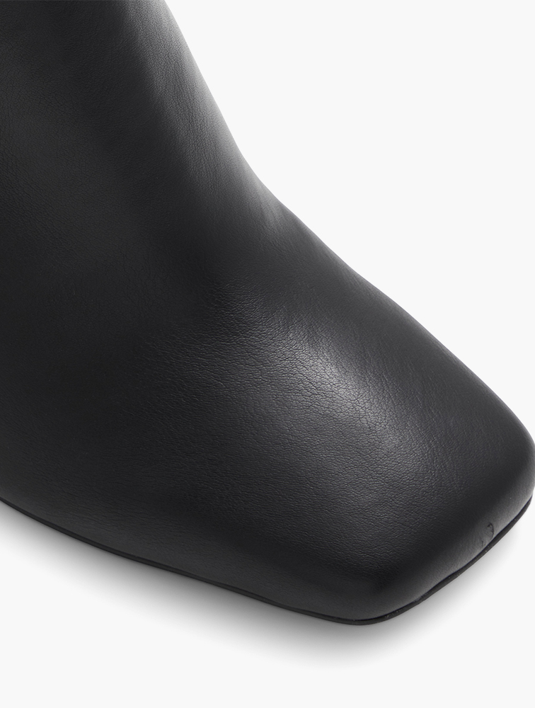 MyRunway | Shop Call It Spring Black Tamera Stretch Block Heel Boots ...