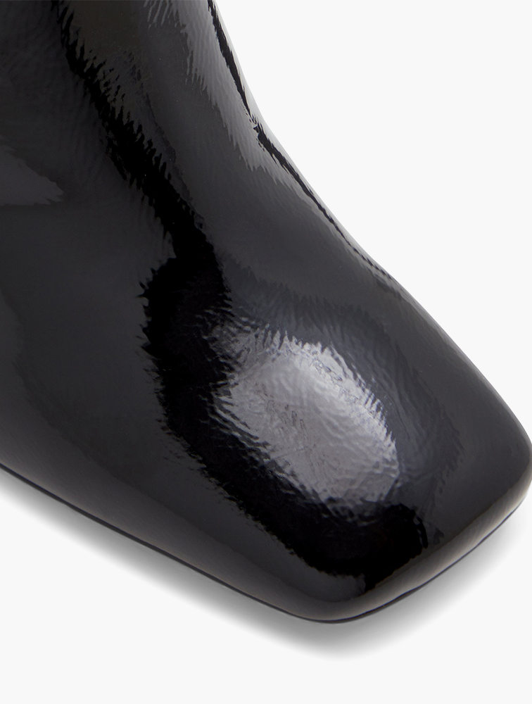 MyRunway | Shop Call It Spring Black Tamera Patent Block Heel Boots for ...