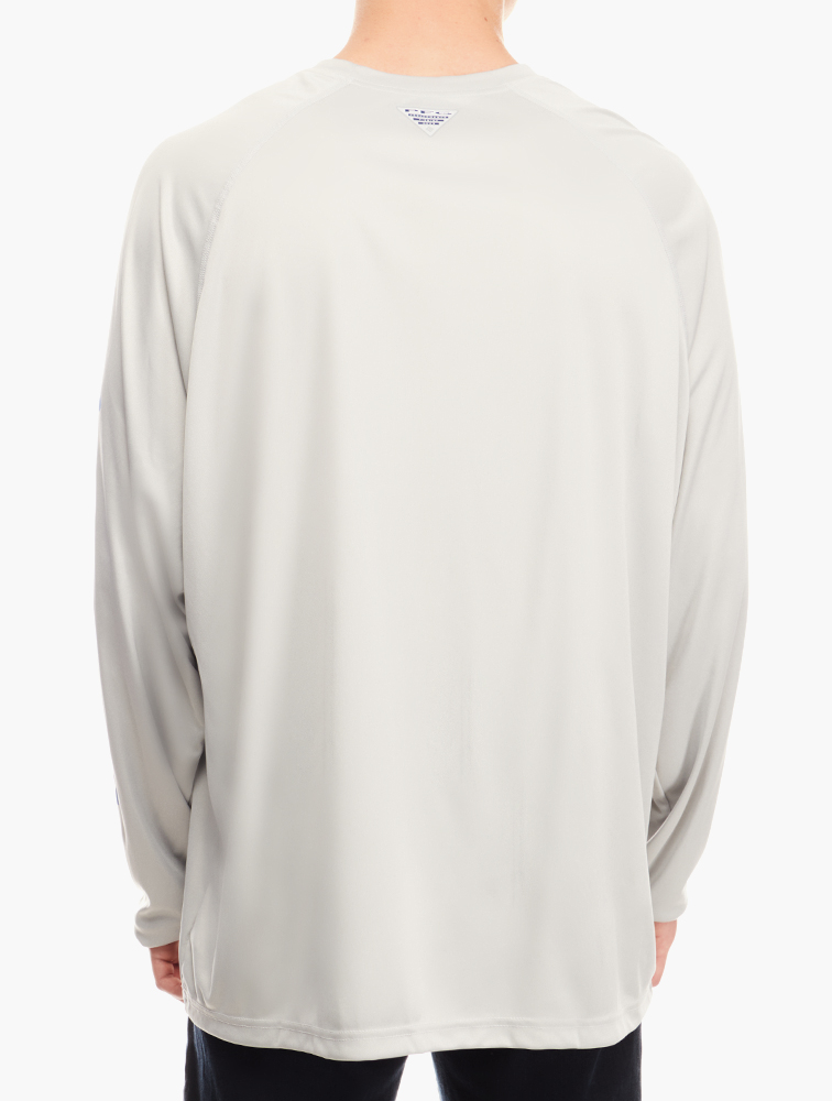 MyRunway | Shop Columbia Cool Grey Terminal Tackle Shirt for Men from ...