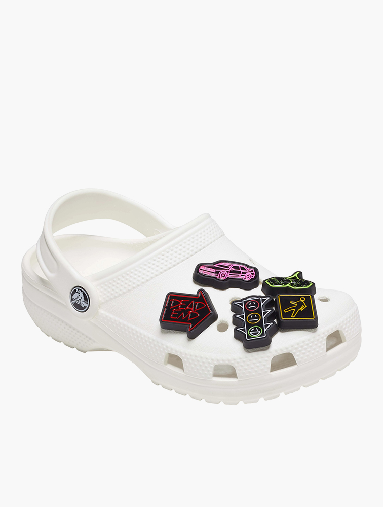 MyRunway | Shop Crocs Multi Reflective Street Jibbitz 5 Pack for Women ...