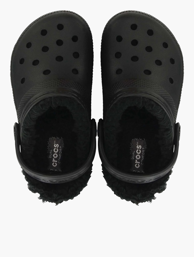 MyRunway | Shop Crocs Kids Black Classic Lined Clogs for Kids from ...