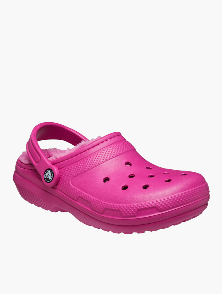 MyRunway | Shop Crocs Fuchsia Fun Classic Lined Clogs for Women & Men ...