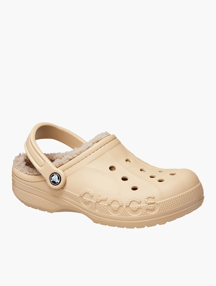 MyRunway | Shop Crocs Chai & Multi Baya Lined Clogs for Women & Men ...
