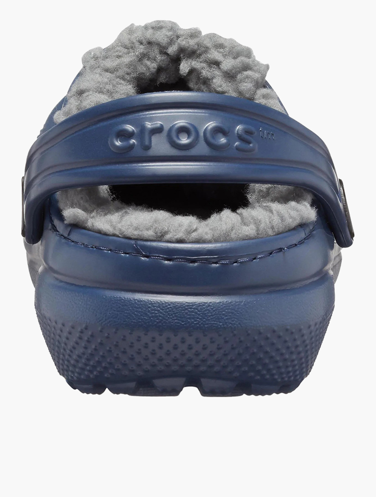 MyRunway | Shop Crocs Navy Charcoal Classic Lined Clogs for Kids from ...