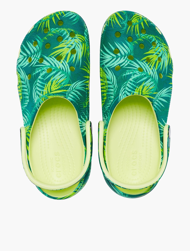 MyRunway | Shop Crocs Multicolour Classic Platform Tropical Clogs for ...