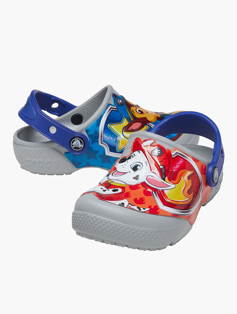 MyRunway | Shop Crocs Toddlers Light Grey Fun Lab Paw Patrol Patch ...