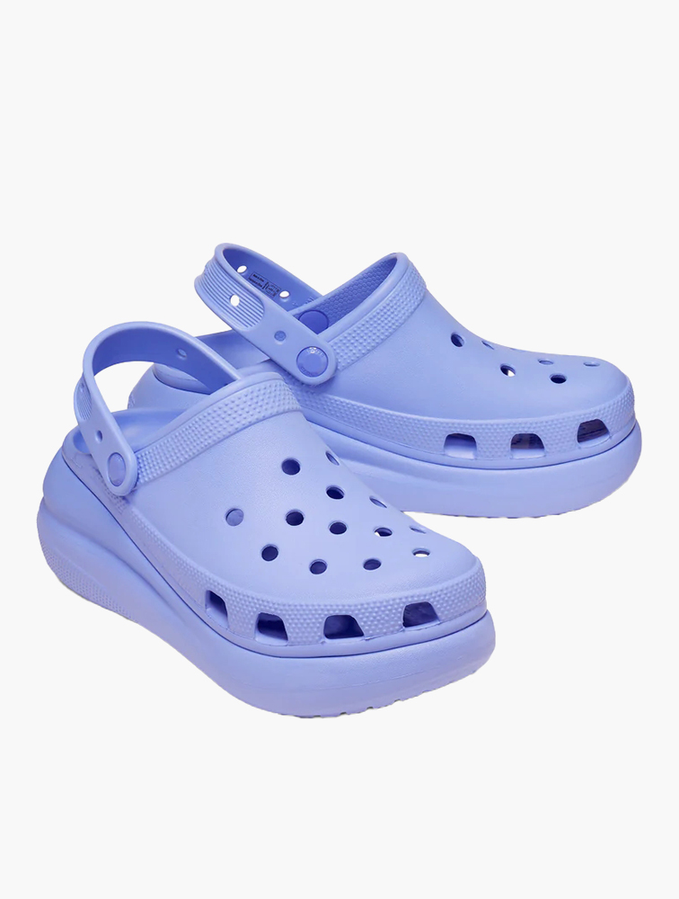 MyRunway | Shop Crocs Digital Violet Classic Crush Clogs for Women ...