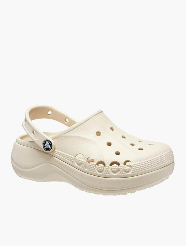 MyRunway | Shop Crocs Winter White Baya Platform Clogs for Women from ...