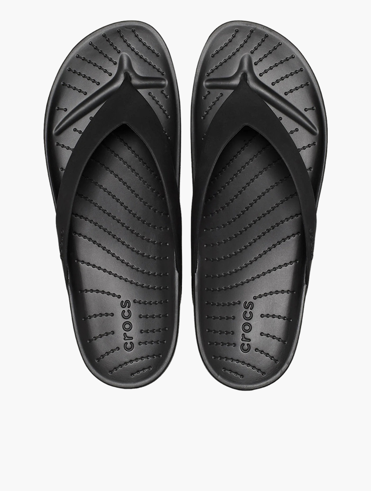 MyRunway | Shop Crocs Black Crocs Splash Flip Flops for Women from ...