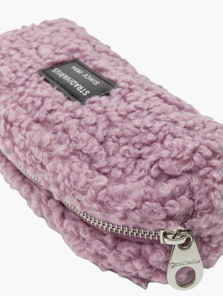 MyRunway | Shop Daily Finery Purple Fluffy Cosmetics Bag for Women from ...