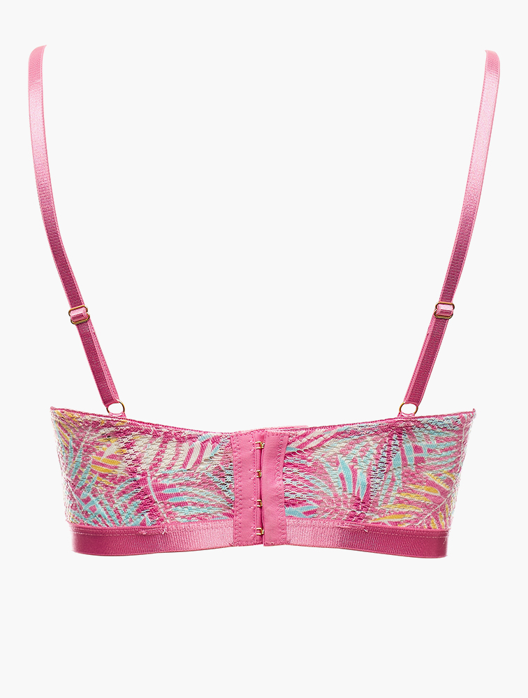 MyRunway | Shop Daily Finery Pink Forest Print Bra for Women from ...