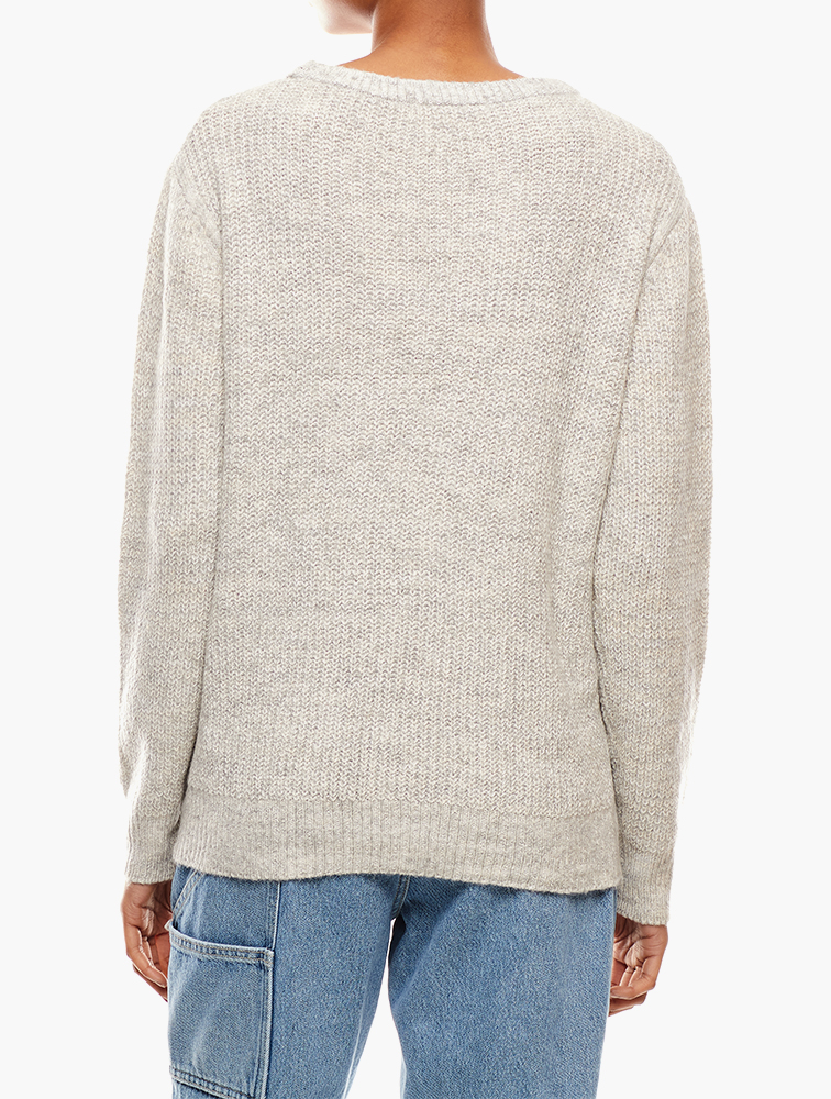 MyRunway | Shop Daily Finery Light Grey Sweater for Women from MyRunway ...