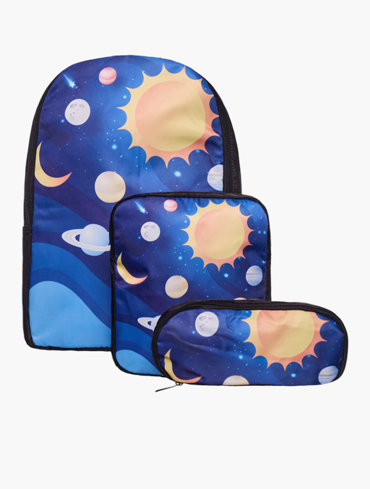 MyRunway | Shop Daily Finery Blue Sun Backpack for Kids from MyRunway.co.za