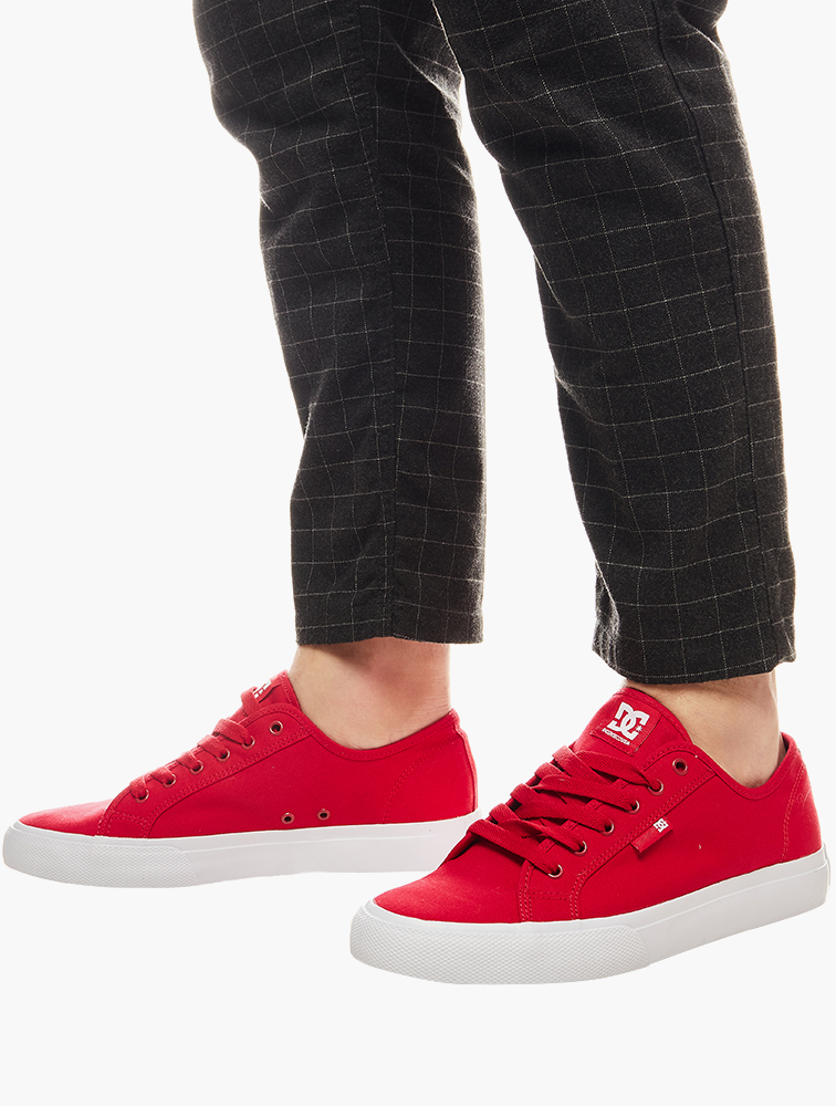 MyRunway | Shop DC Shoes Red Manual Sneakers for Men from MyRunway.co.za