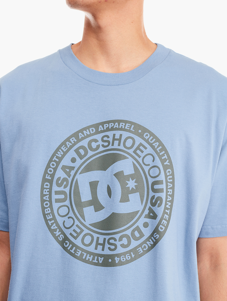 MyRunway | Shop DC Shoes Blue Graphic Print T-Shirt for Men from ...